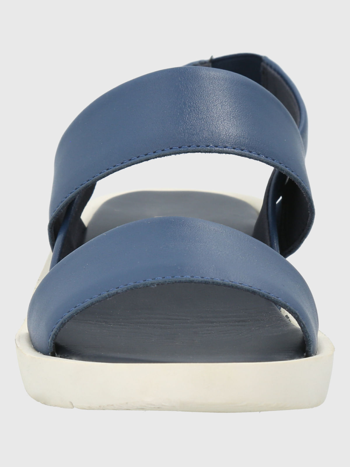 Sandalia Para Mujer Cuero Queen Clap Azul Hush Puppies - Supermall Perú