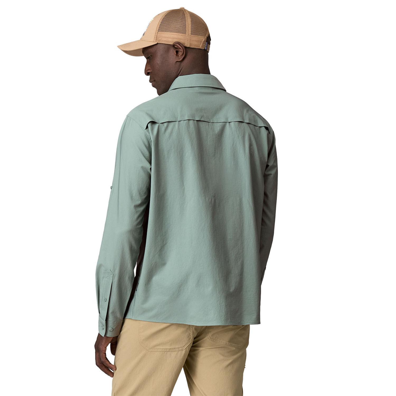 Camisa M/L Outdoor Para Hombre Self Guided Sun Shirt Azul | Patagonia ...