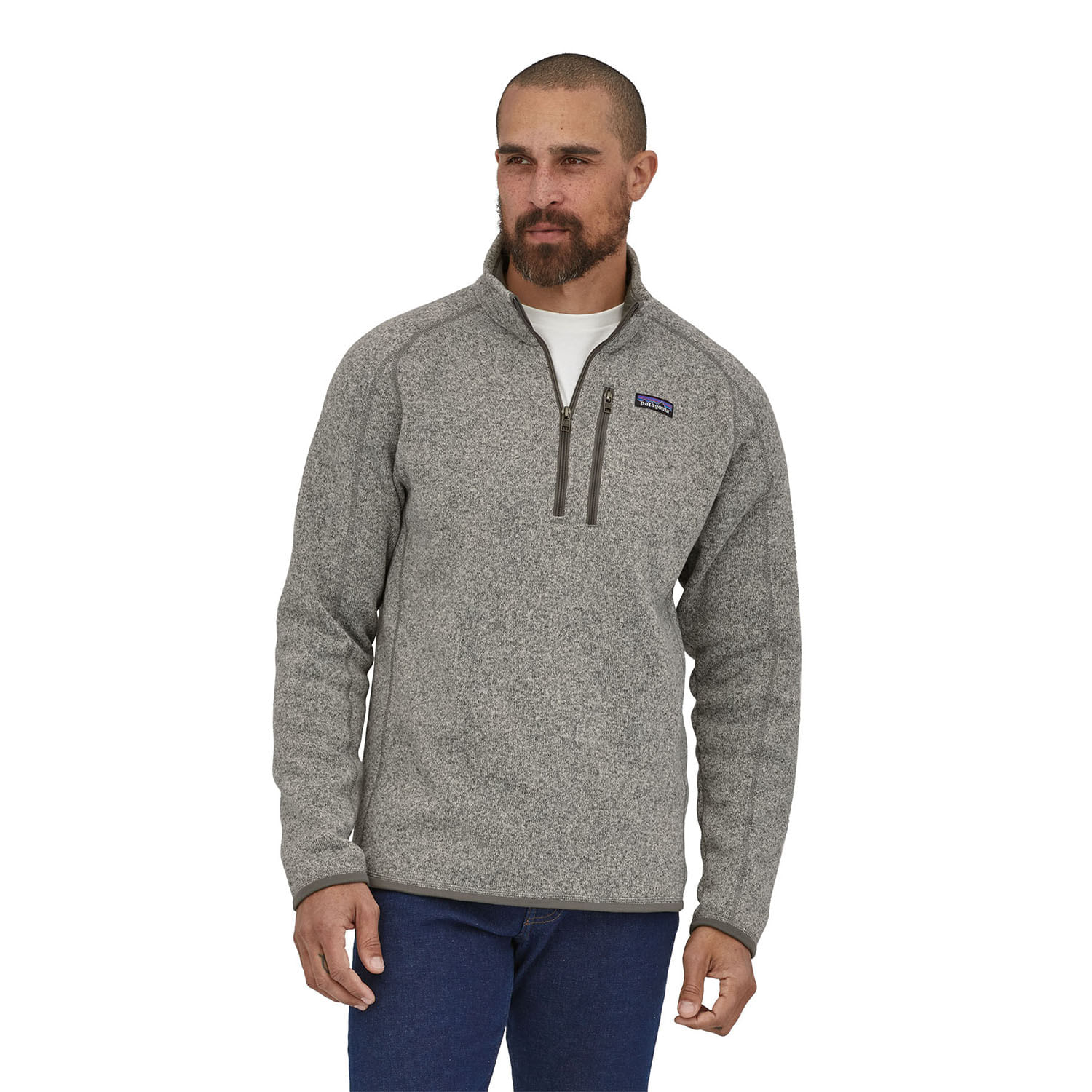 Polar Para Hombre Better Sweater 1/4 Zip Gris | Patagonia - Supermall Perú
