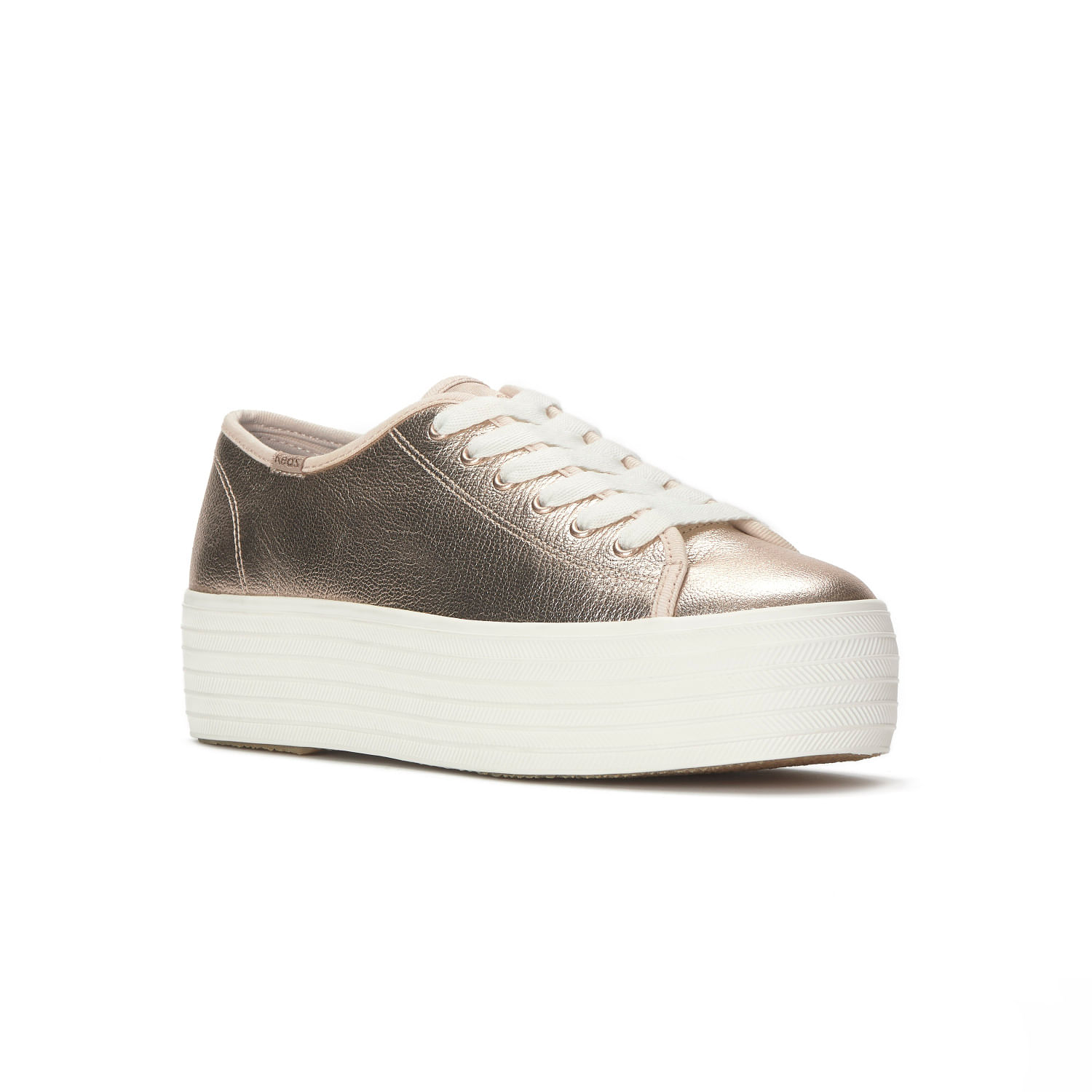 Zapatilla Para Mujer Cuero Triple Up Metallic Rosado | Keds - Supermall ...