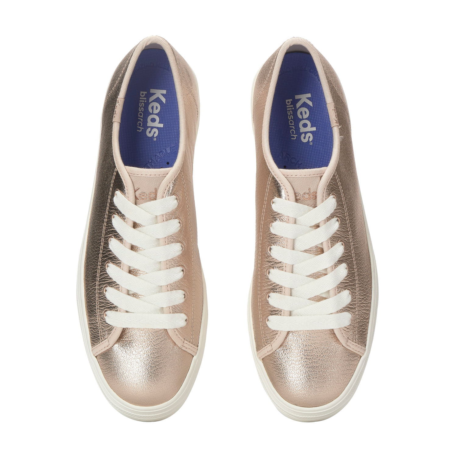 Zapatilla Para Mujer Cuero Triple Up Metallic Rosado | Keds - Supermall ...